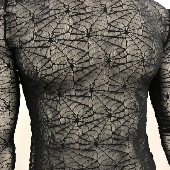 Shirts | New Spider Web Sheer Gothic Top Steampunk Tshirt | Poshmark